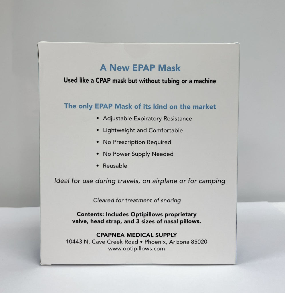 Optipillows EPAP 減少鼻鼾睡眠鼻罩 Nasal Pillow EPAP Mask for Snoring – HSK GeneTech