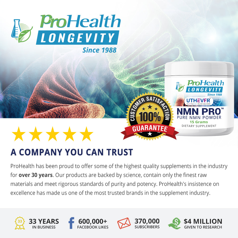 ProHealth NMN Pro 粉末裝 (NMN 15000) NMN Pro Powder – HSK GeneTech